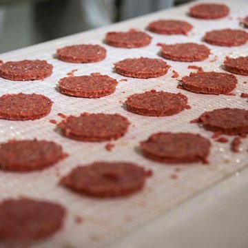 Automated Meat Patty Production Line | High-Efficiency Hamburger Patty ...